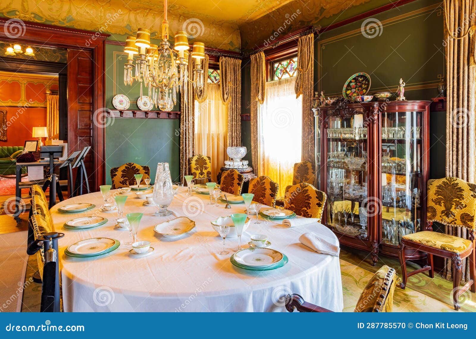 Interior View of the Henry Overholser Mansion Editorial Image - Image ...
