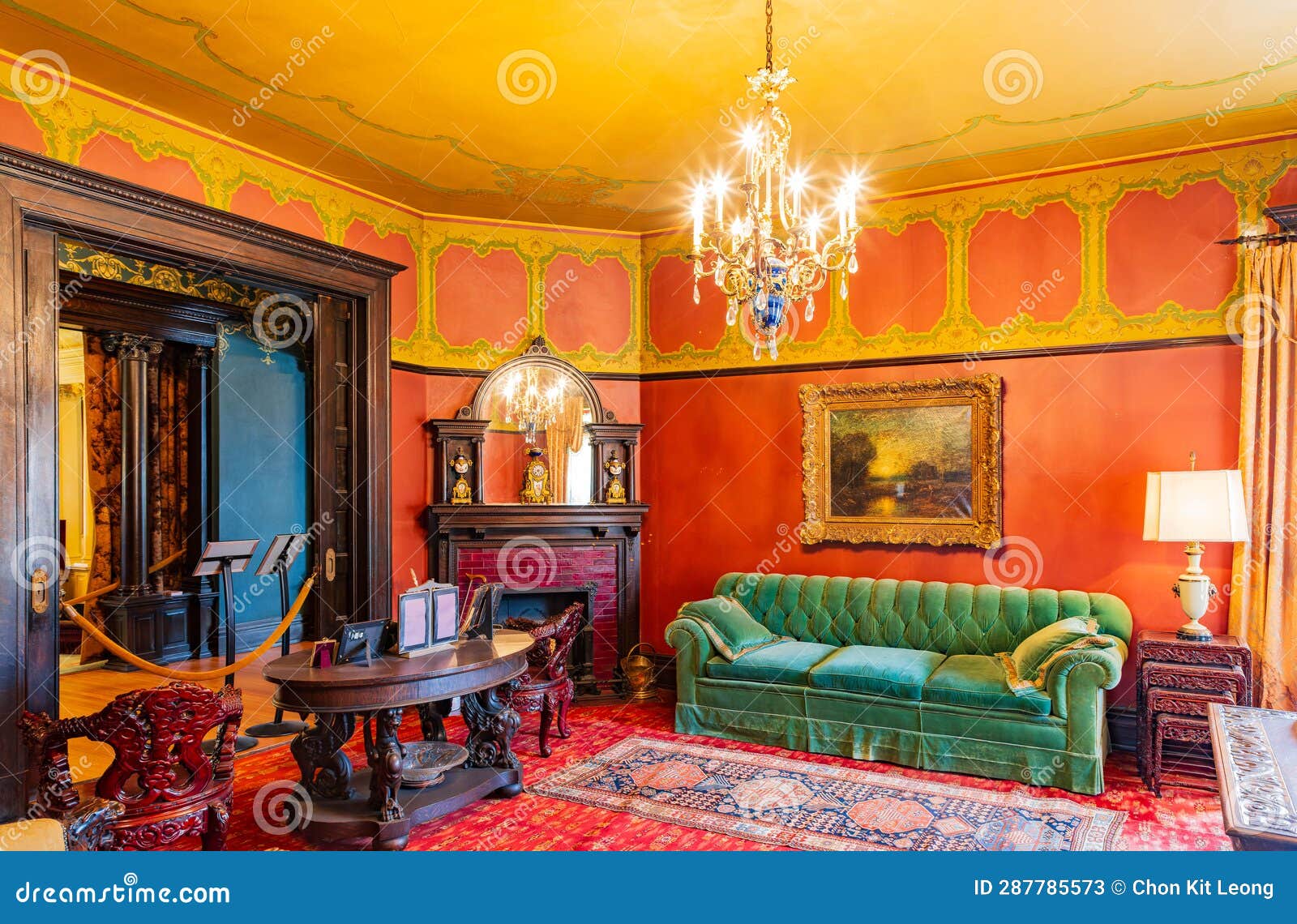 Interior View of the Henry Overholser Mansion Editorial Stock Photo ...