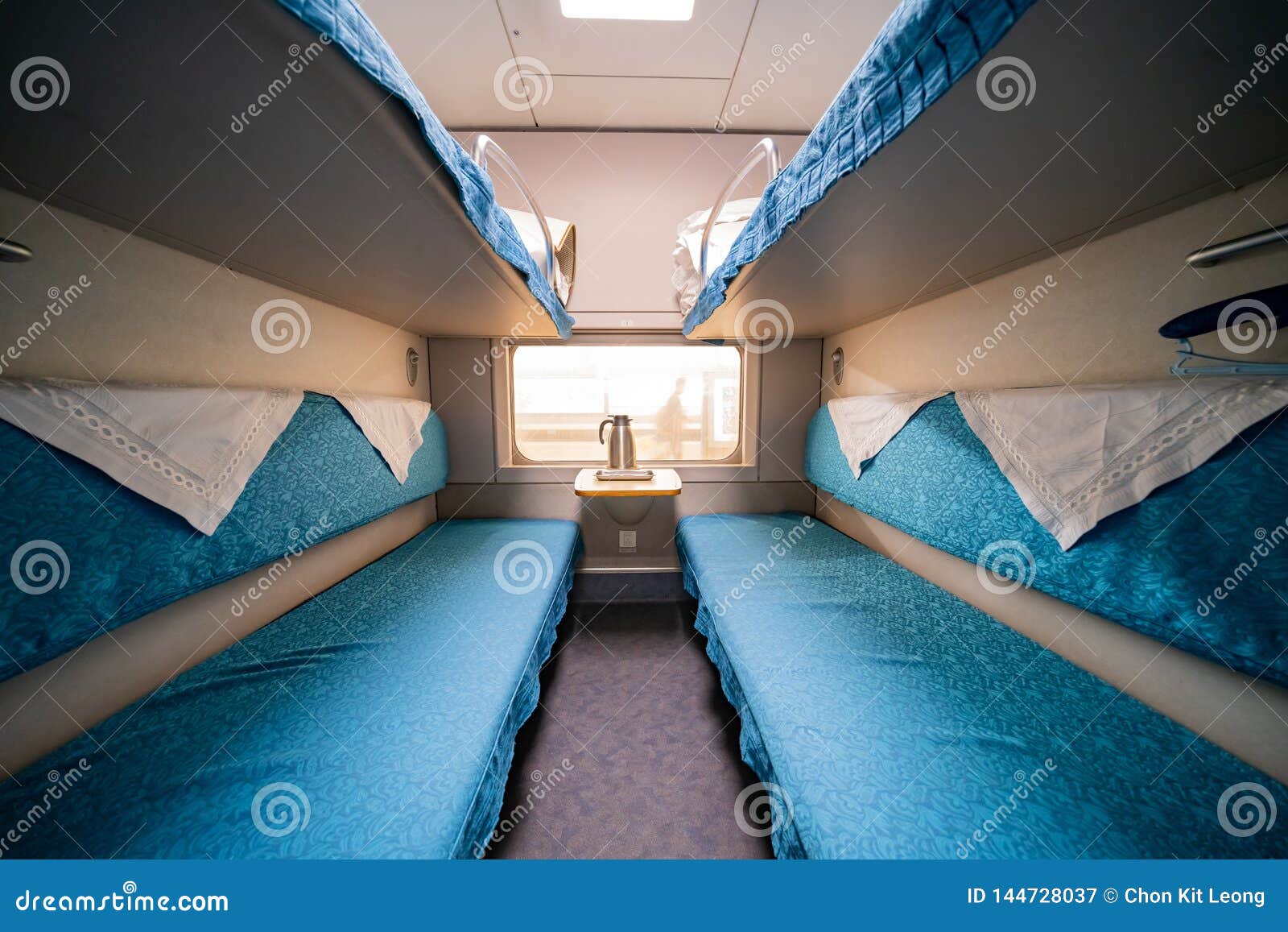 Interior View of a High Speed Rail Train Stock Image - Image of ...