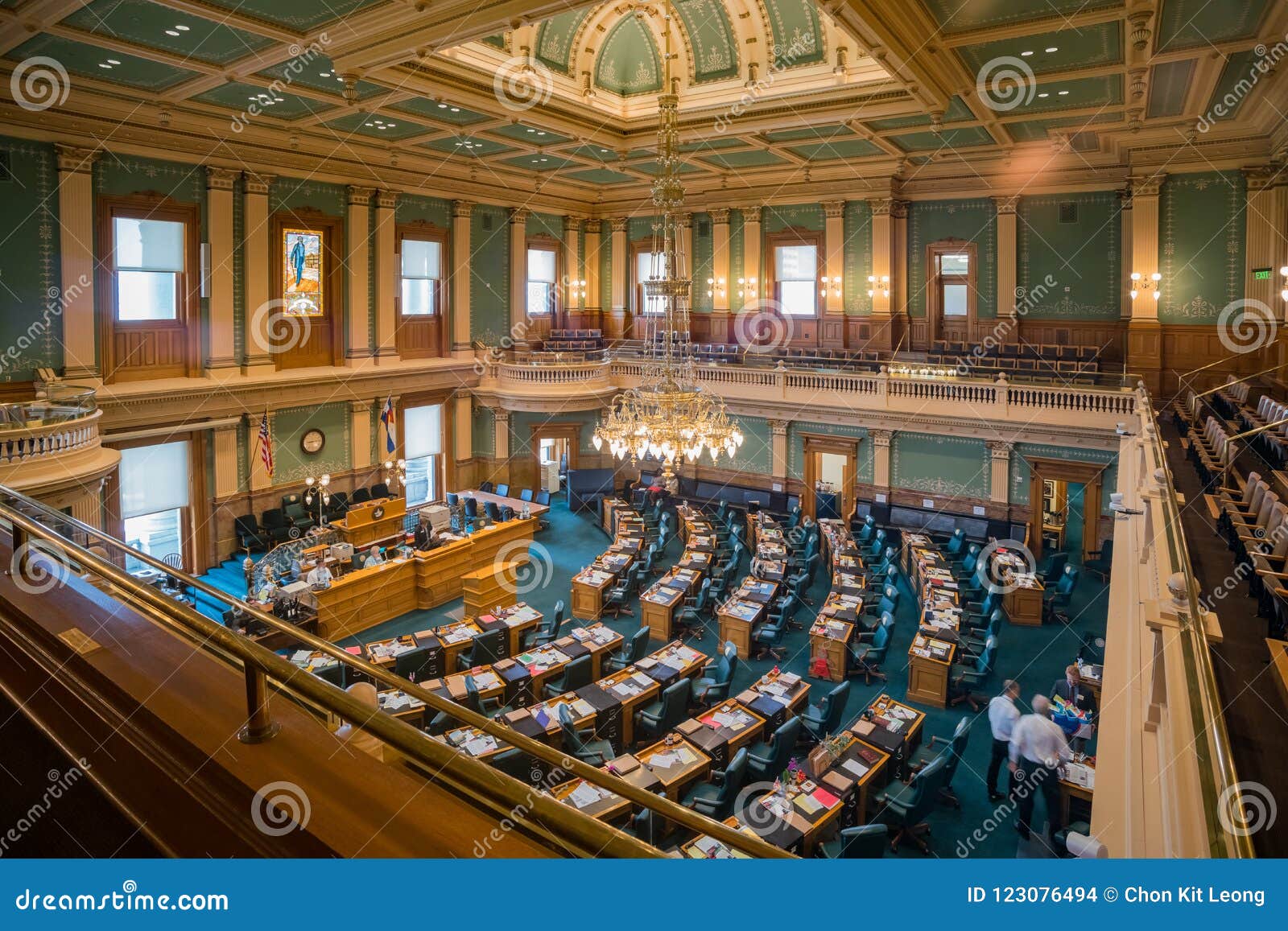 Interior View of the Historical Colorado State Capitol Editorial Stock ...