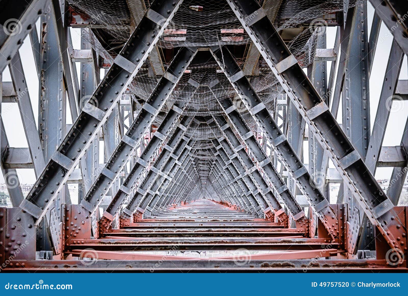 Interior View of Iron Bridge Stock Photo - Image of creates, iron: 49757520