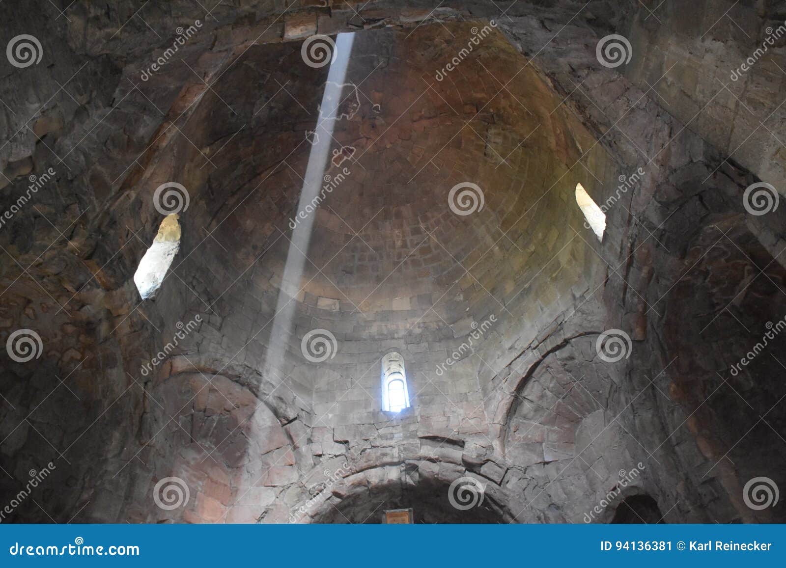 Interior View Jvari Monastery, Mtskheta, Georgia Stock Image - Image of ...
