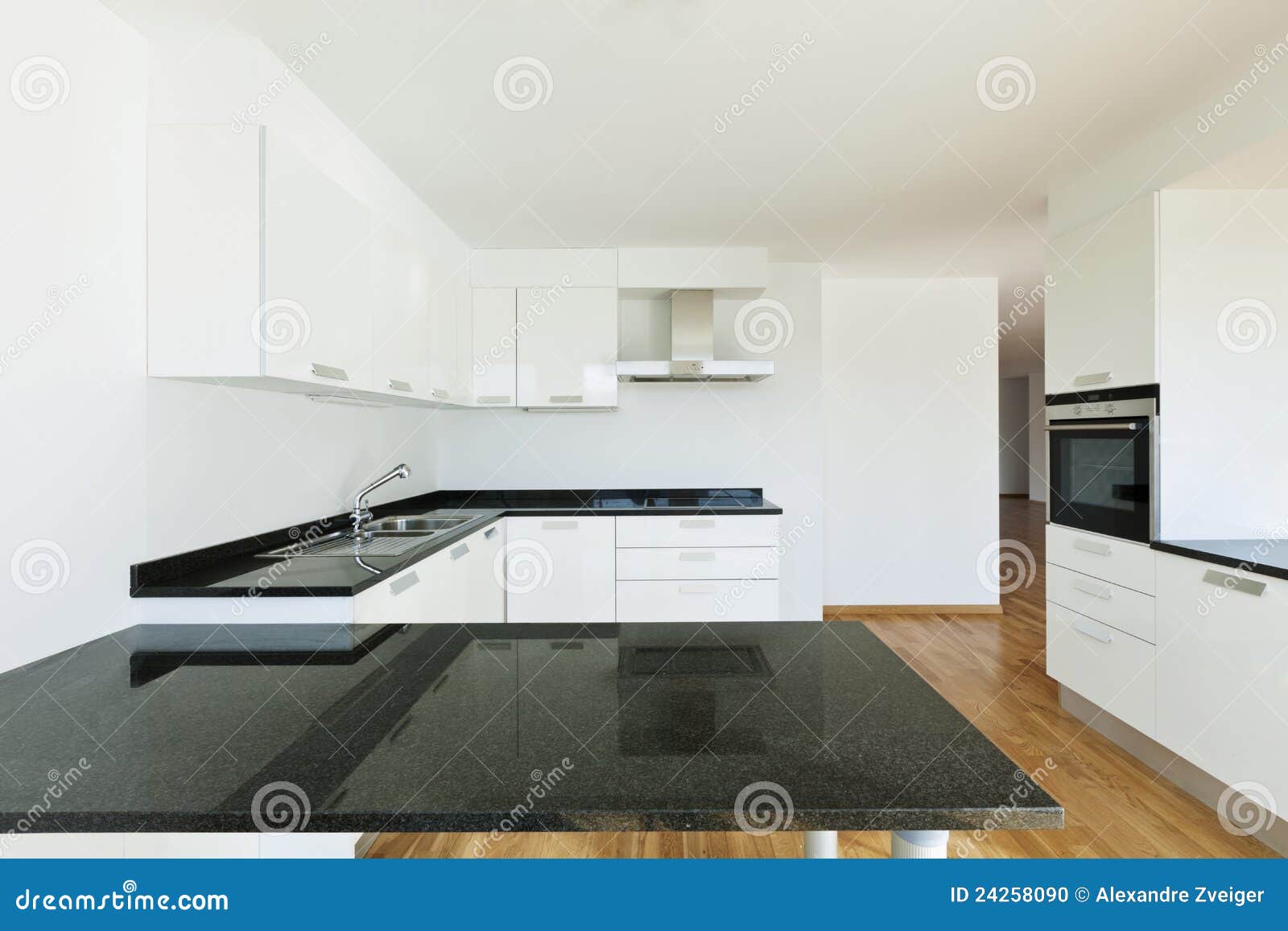 Interior, View of the Kitchen Stock Photo - Image of room, luxurious ...