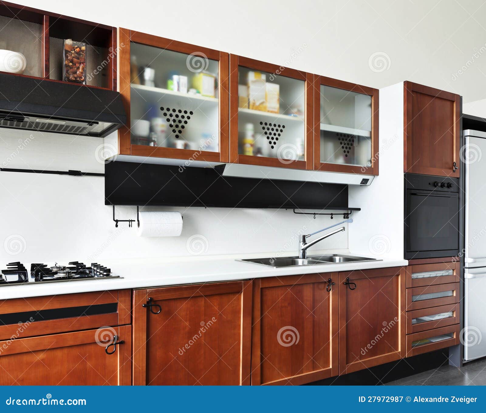 Interior, View of the Kitchen Stock Image - Image of view, interior ...