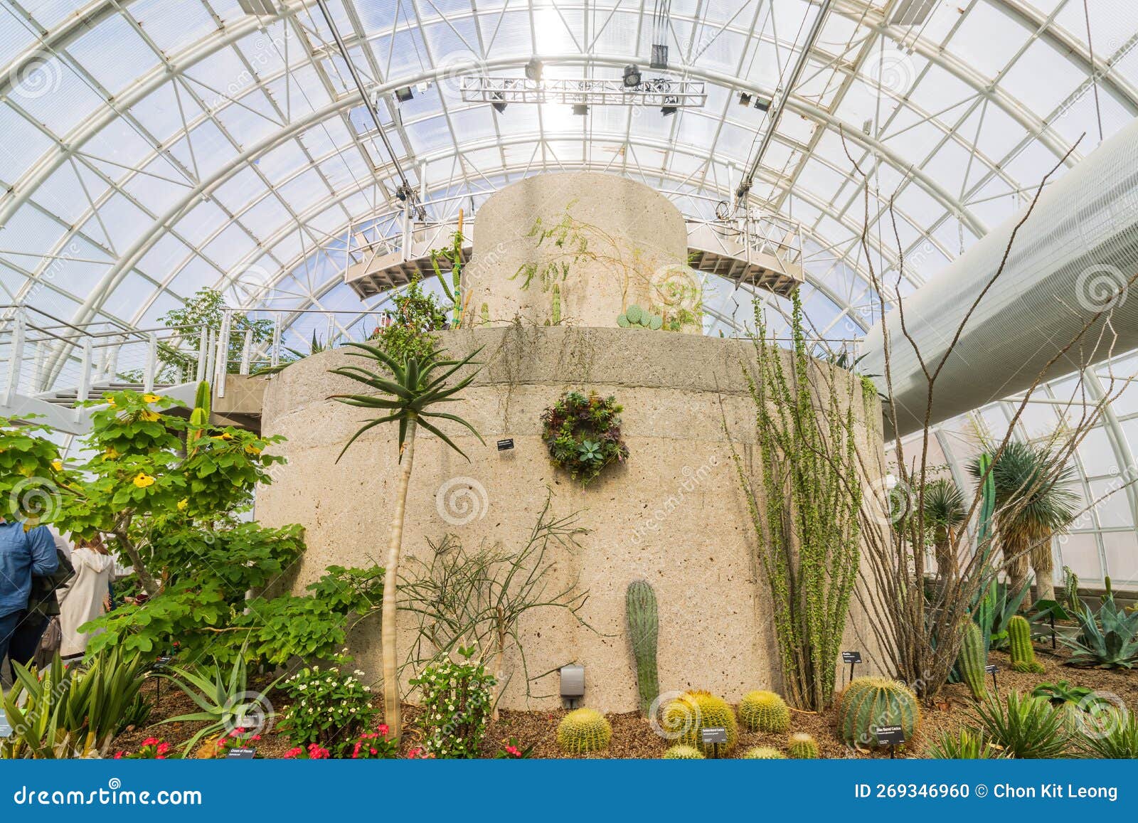 Interior View of the Main Building of Myriad Botanical Gardens Stock ...