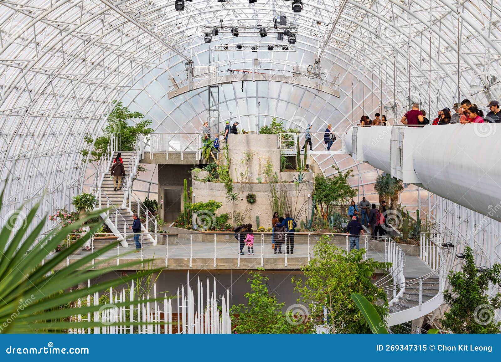 Interior View of the Main Building of Myriad Botanical Gardens ...