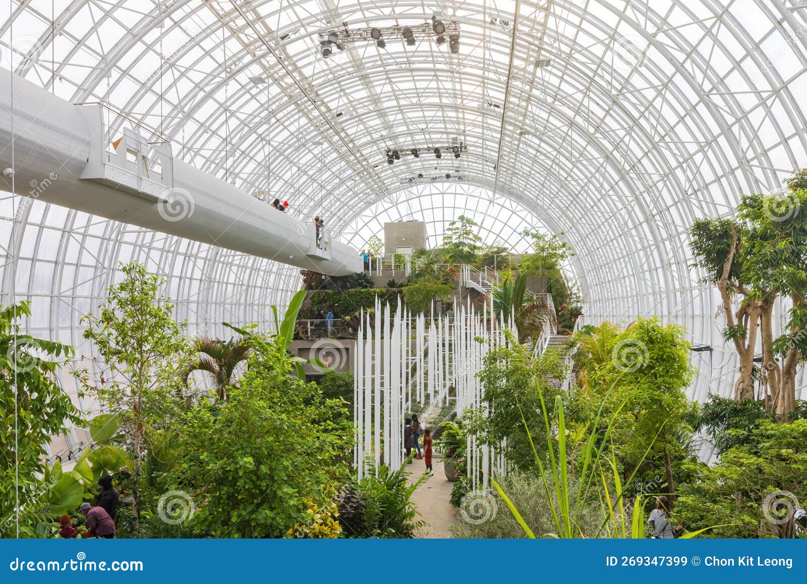 Interior View of the Main Building of Myriad Botanical Gardens ...