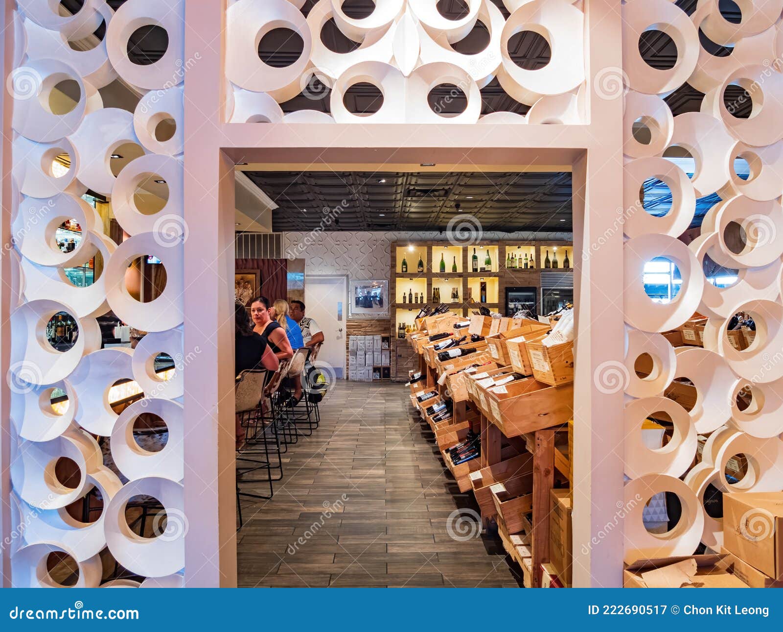 Interior View of the Marche Bacchus Restaurant Editorial Photography ...