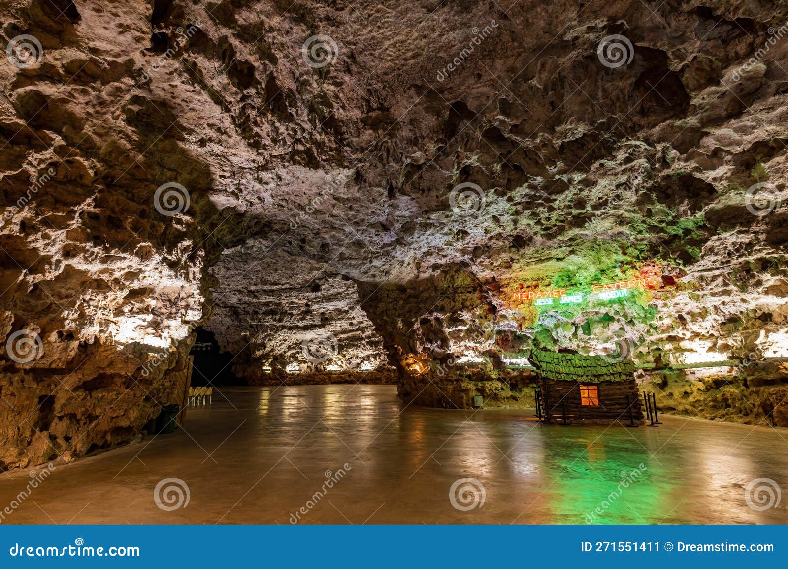 Interior View of the Meramec Caverns Editorial Photo - Image of america ...