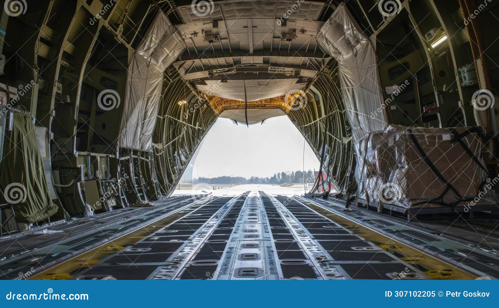 Military Cargo Plane Interior