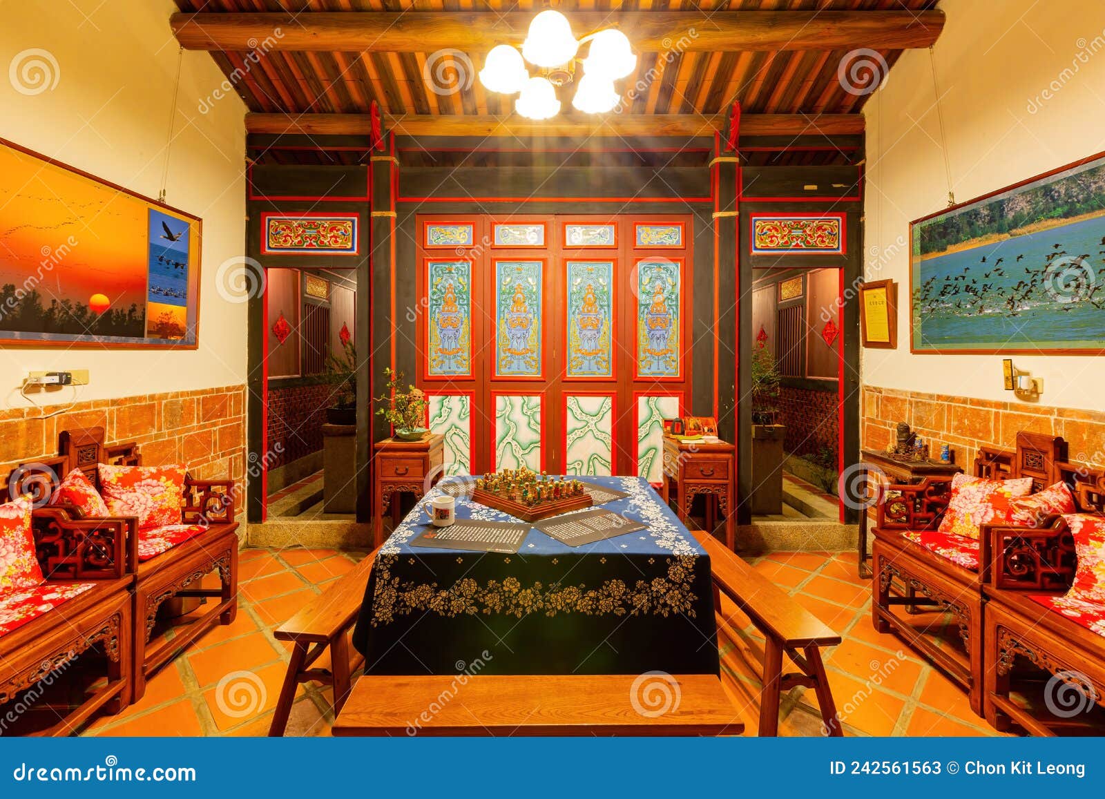 Interior View of a Minnan Architecture Building Editorial Stock Photo ...