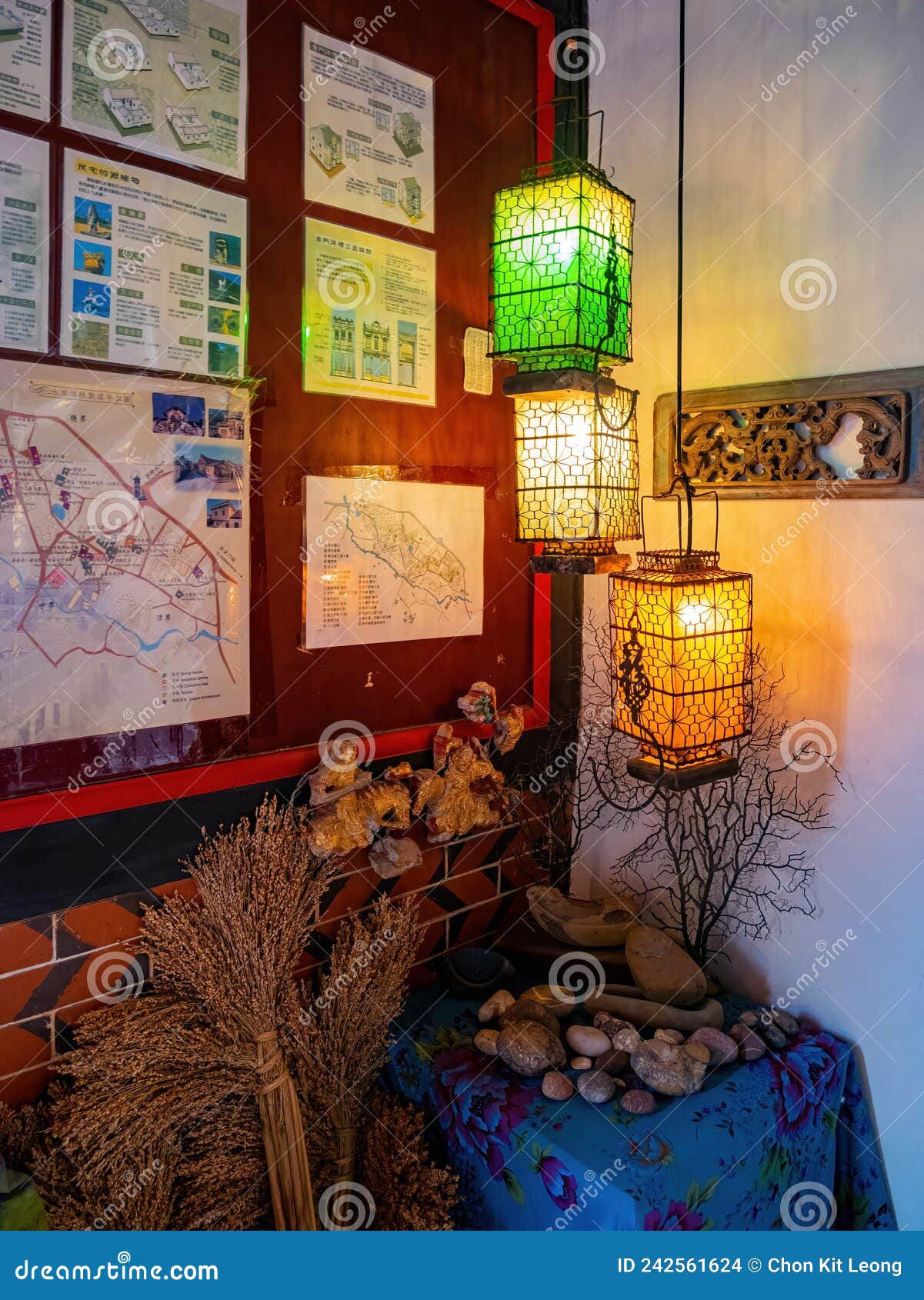 Interior View of a Minnan Architecture Building Editorial Stock Image ...