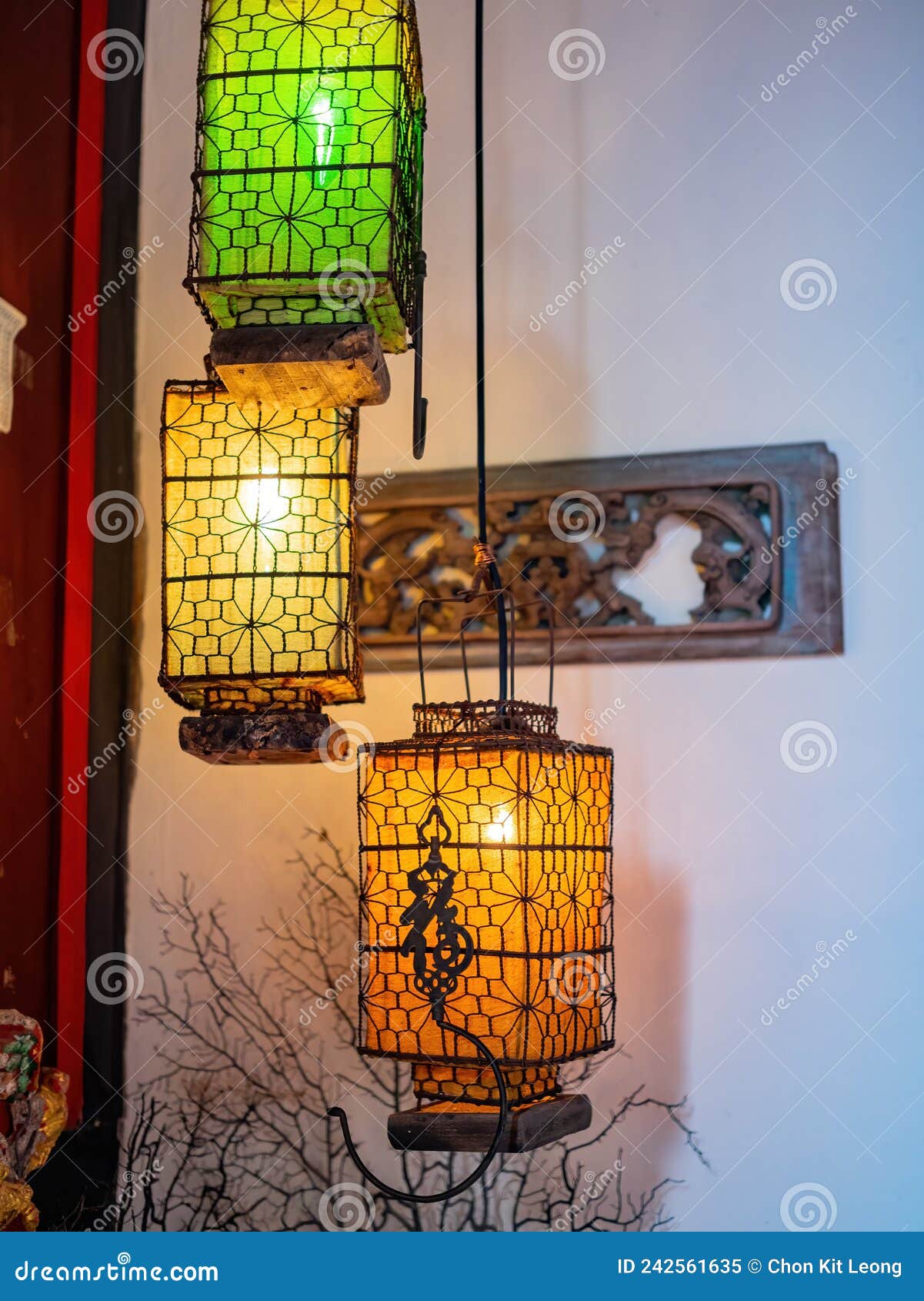 Interior View of a Minnan Architecture Building Editorial Image - Image ...