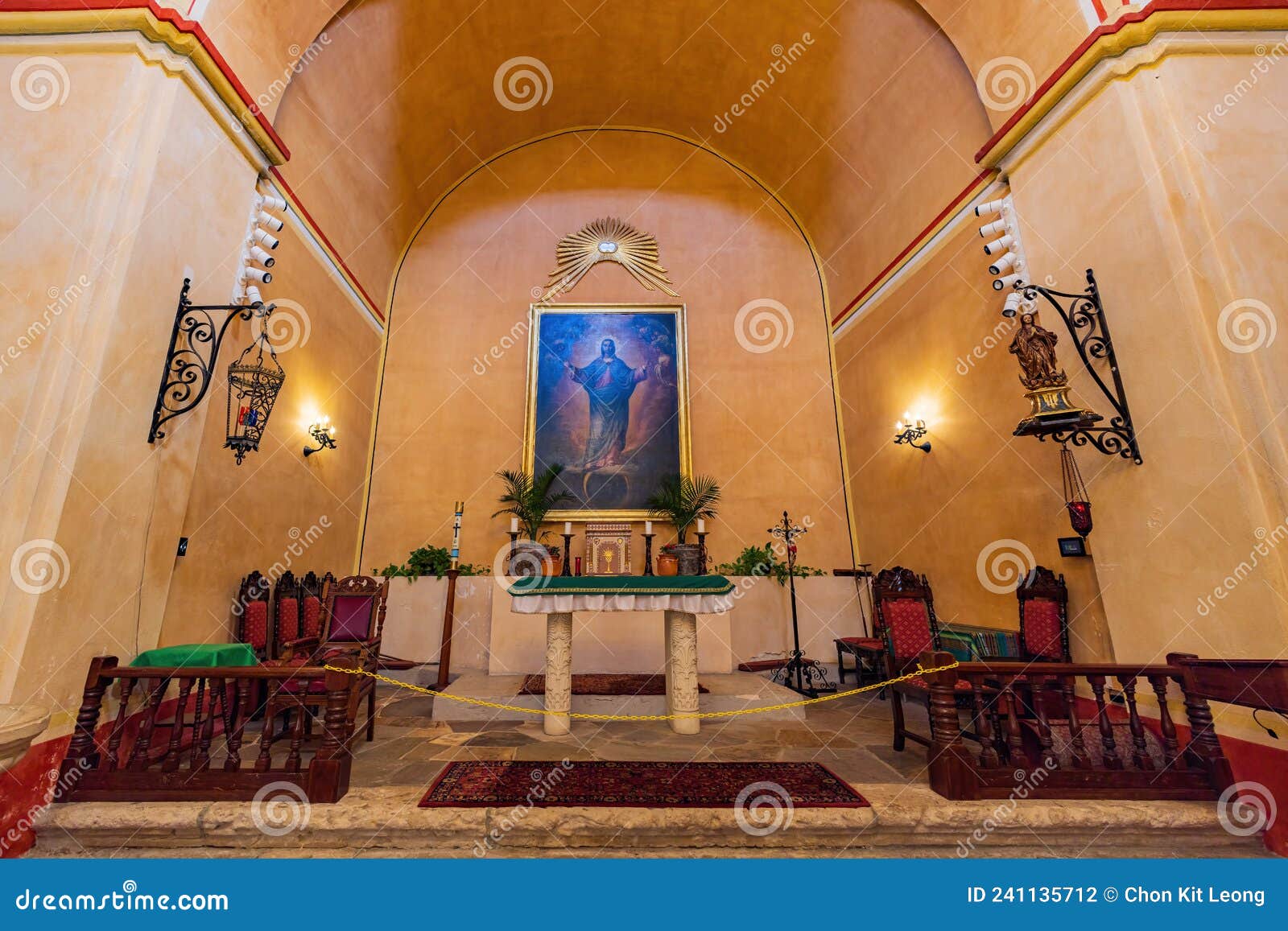 Interior View of the Mission Concepcion Editorial Photography - Image ...