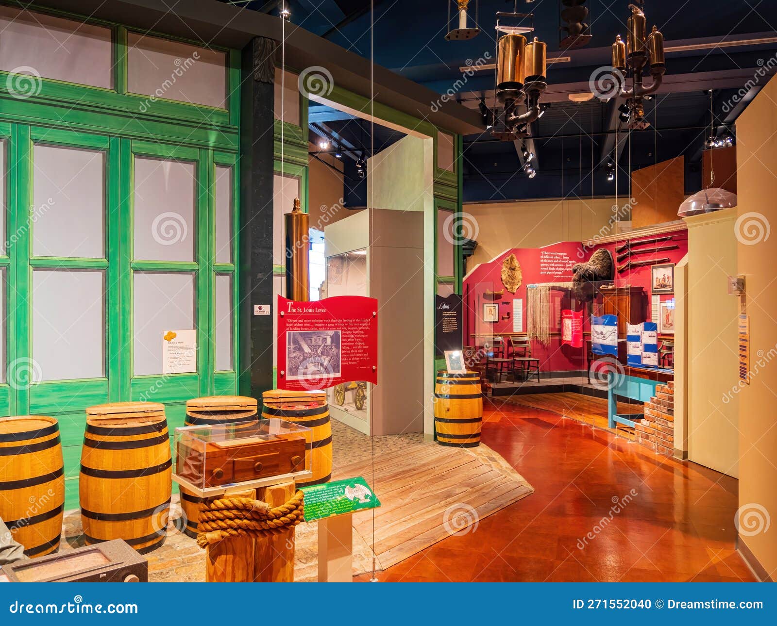 Interior View of the Missouri History Museum Editorial Image - Image of ...