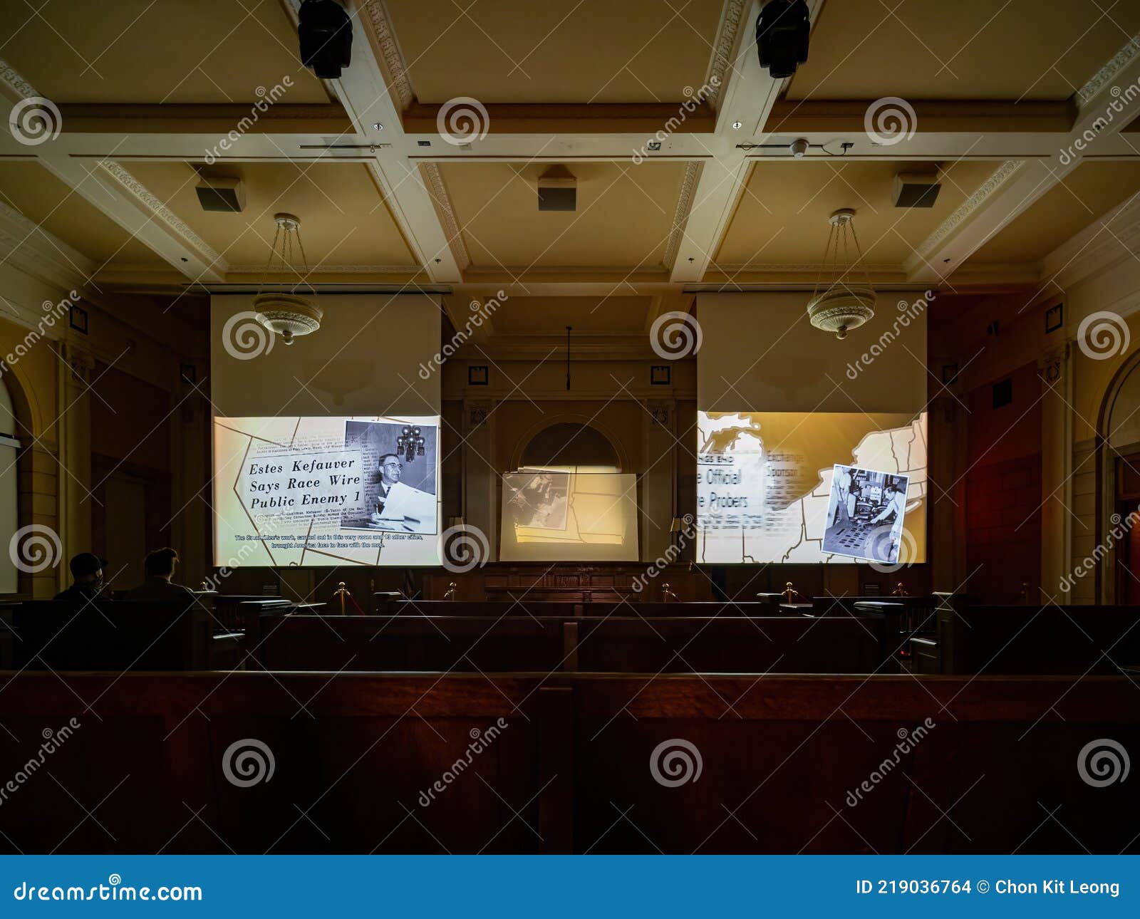 Interior View of the Mob Museum Editorial Stock Image - Image of museum ...