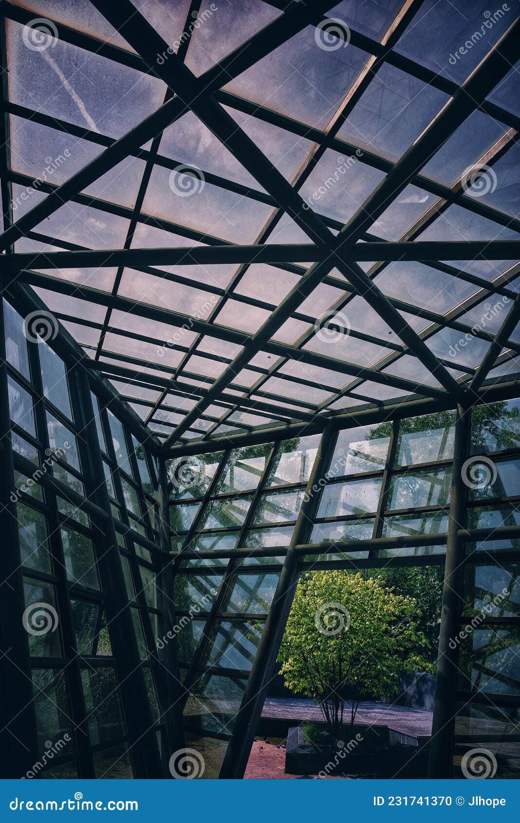Interior View of Modern Building Stock Photo - Image of architecture ...