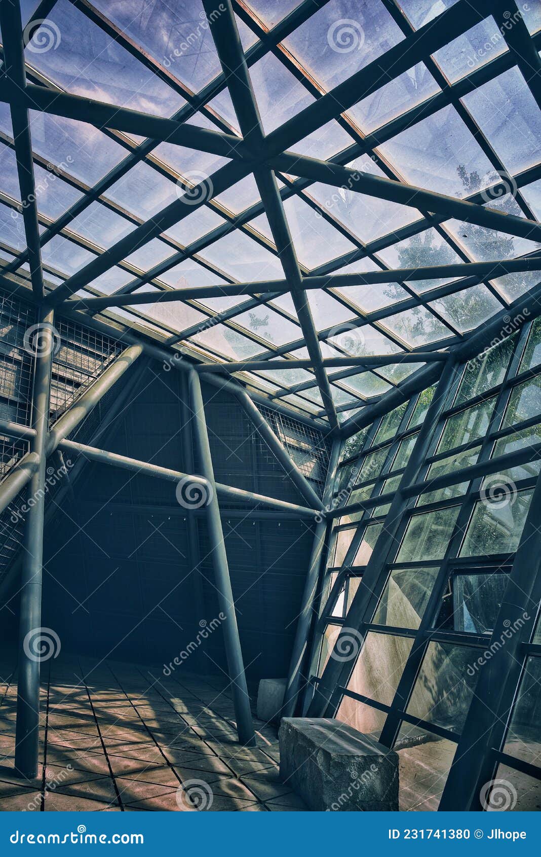 Interior View of Modern Building Stock Photo - Image of view, indoor ...