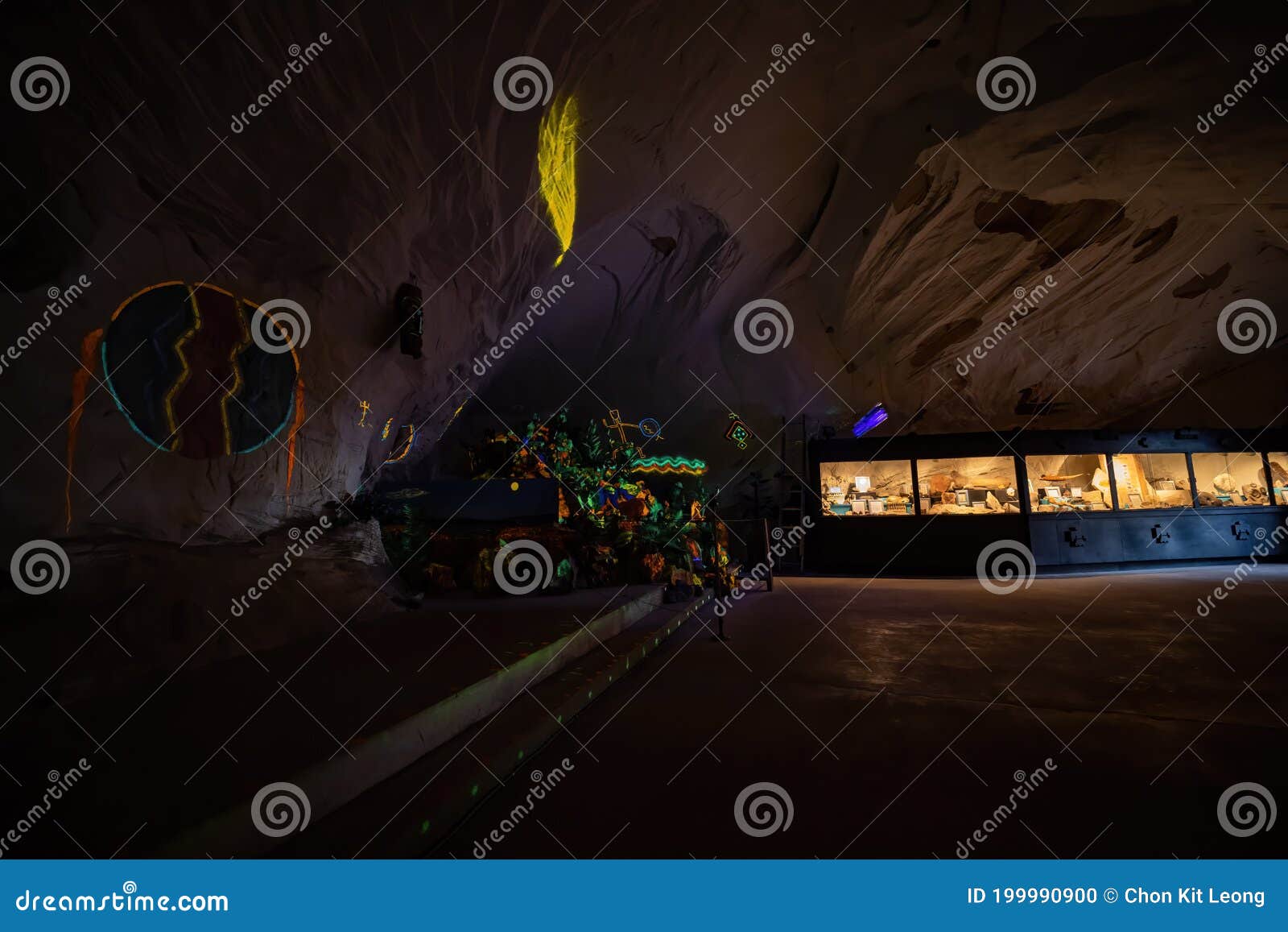 Interior View of the Moqui Cave Editorial Image - Image of united ...