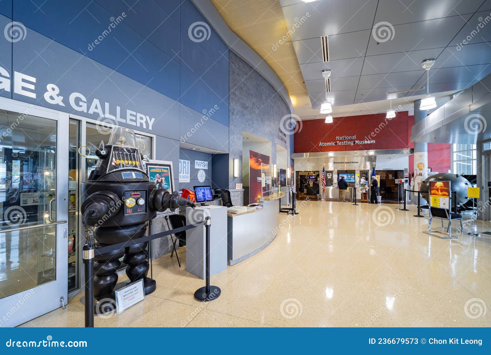 Interior View of the National Atomic Testing Museum Editorial Stock ...