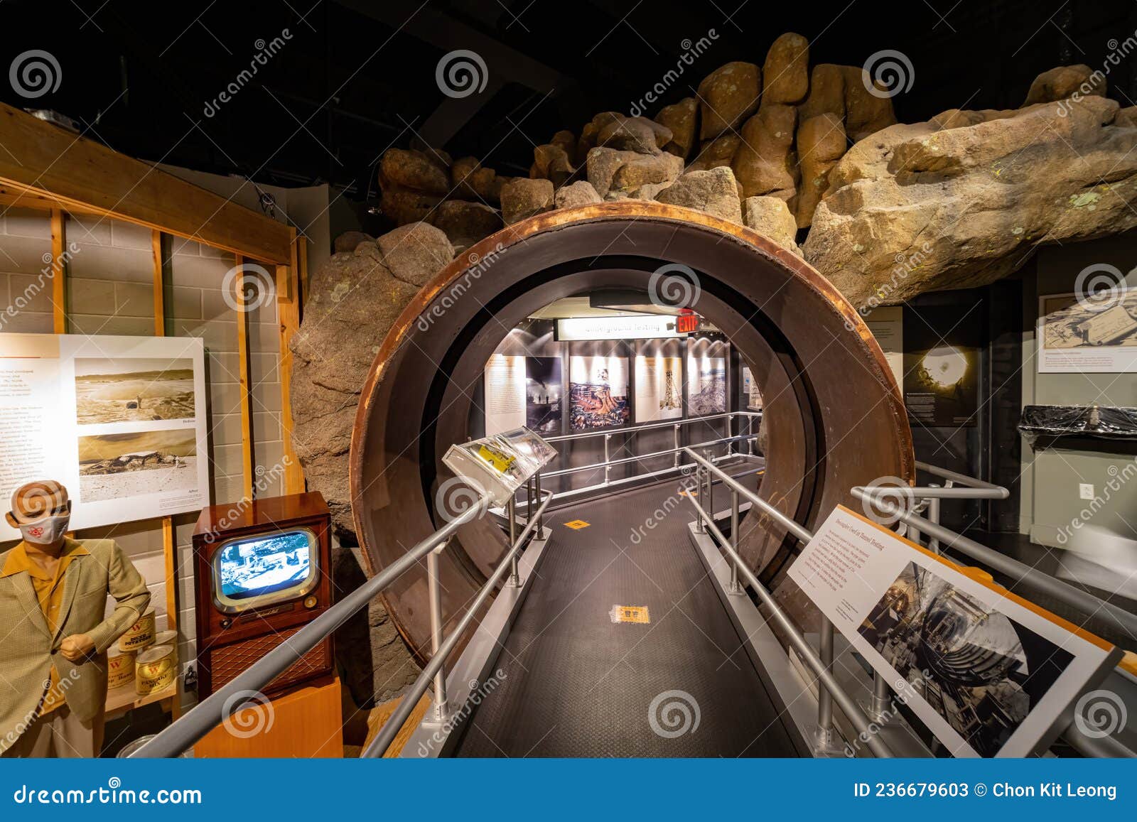 Interior View of the National Atomic Testing Museum Editorial Stock ...