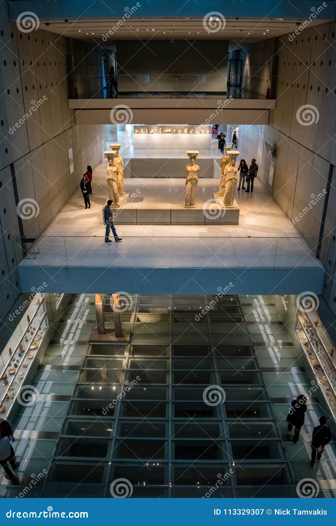 The Museum of Acropolis editorial photography. Image of attraction ...