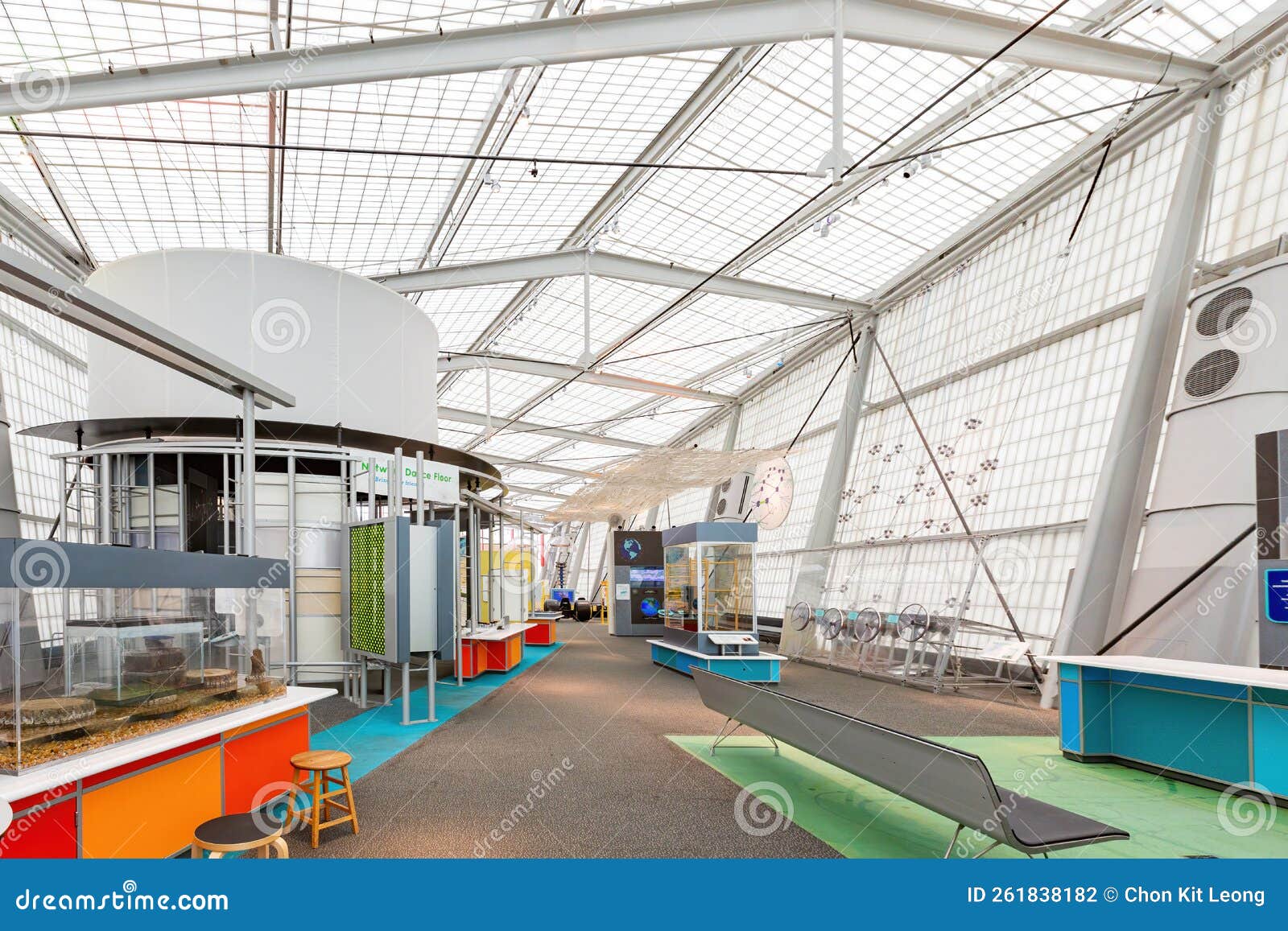 Interior View of the New York Hall of Science Editorial Photography ...