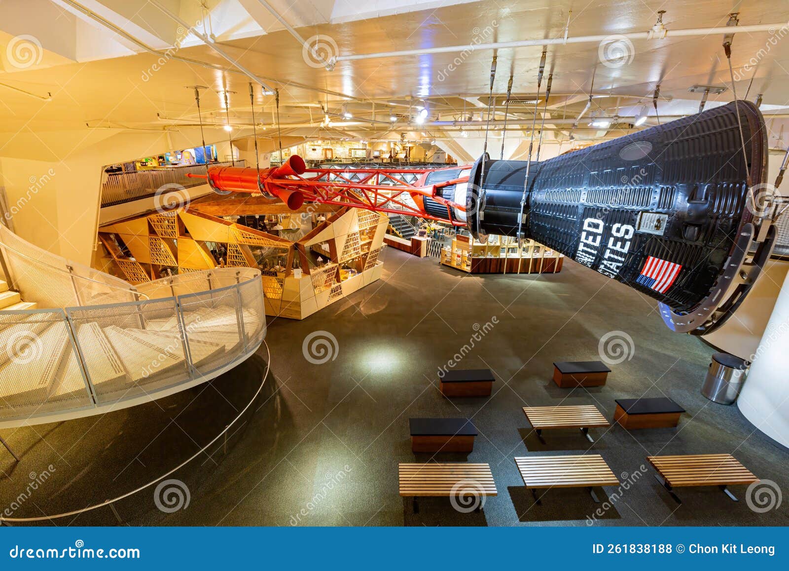 Interior View of the New York Hall of Science Editorial Stock Photo ...