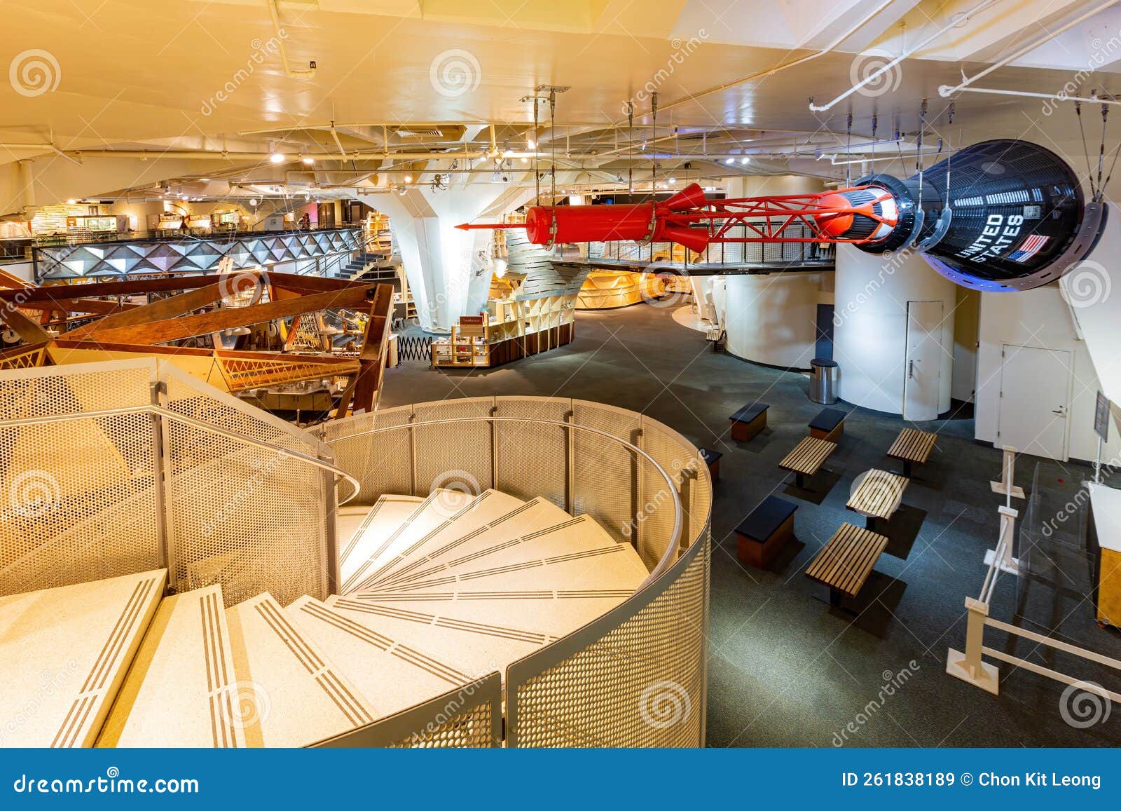 Interior View of the New York Hall of Science Editorial Stock Image ...