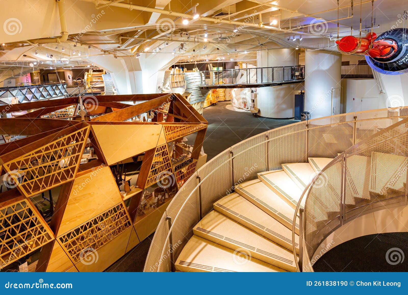 Interior View of the New York Hall of Science Editorial Image - Image ...