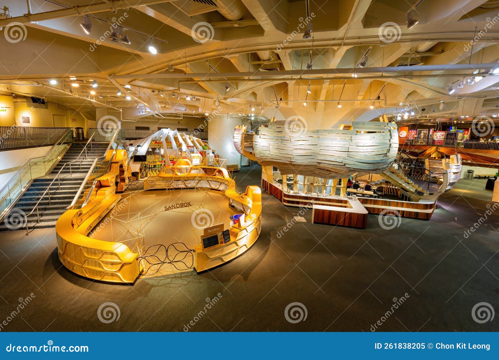 Interior View of the New York Hall of Science Editorial Image - Image ...