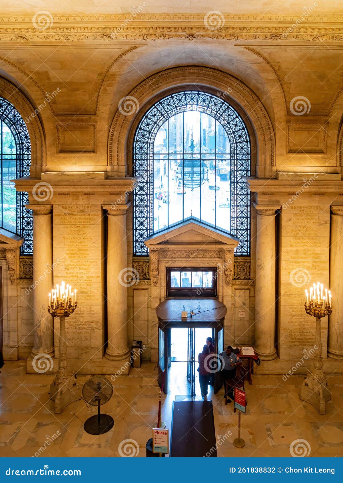 Interior View of the New York Public Library, Stephen a. Schwarzman ...