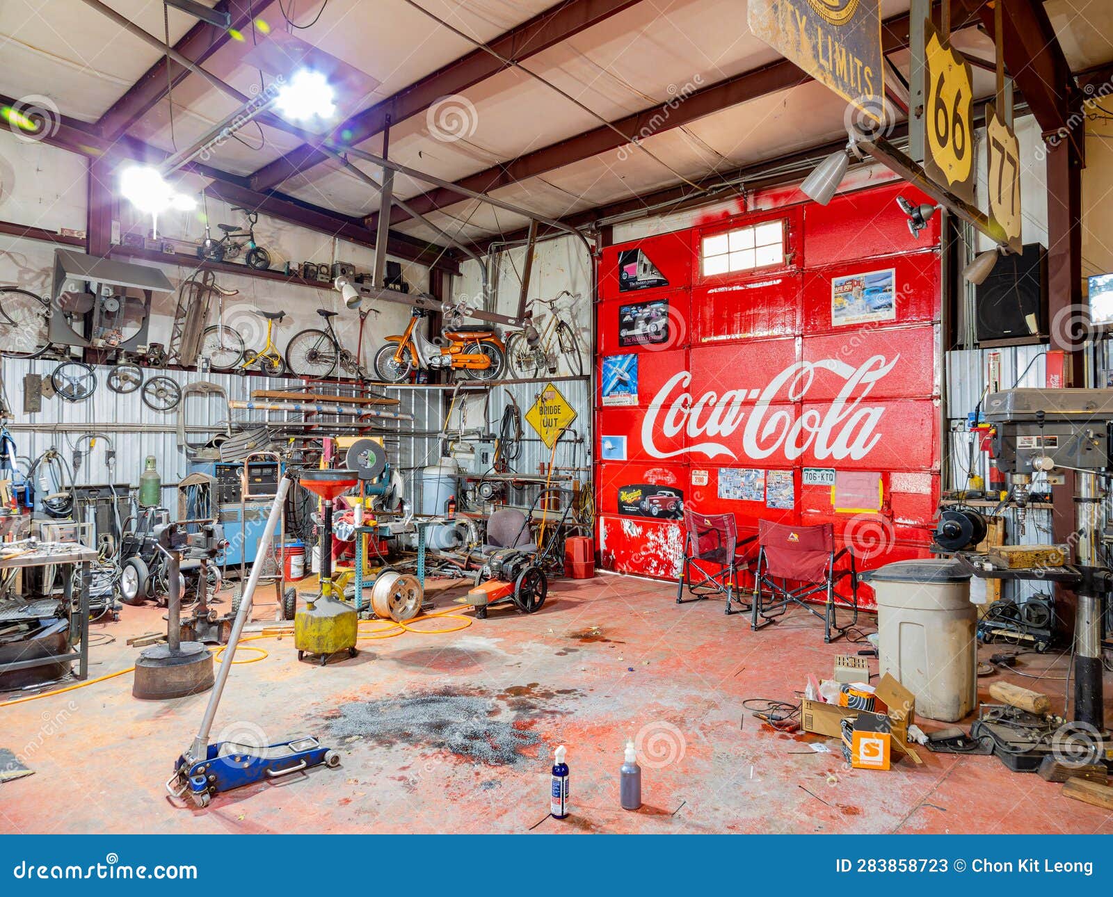 Interior View of the OK County 66 - John S Place Editorial Stock Photo ...