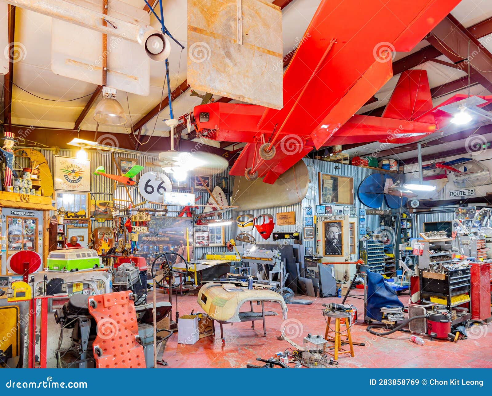 Interior View of the OK County 66 - John S Place Editorial Stock Image ...