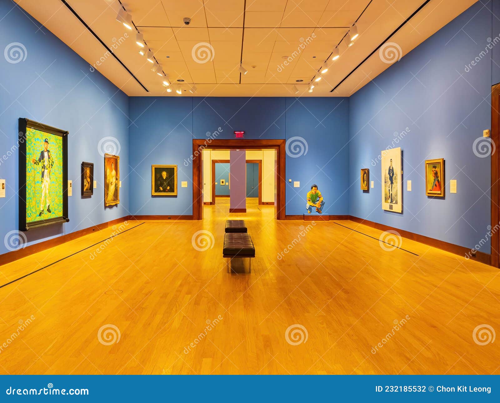 Interior View of the Oklahoma City Museum of Art Editorial Photography ...