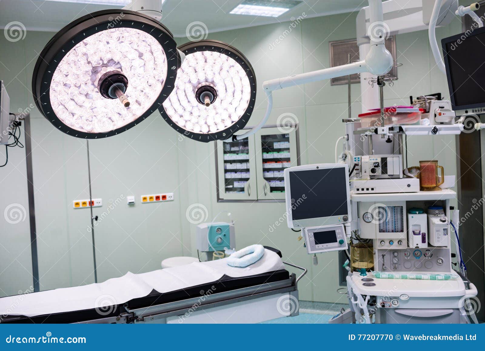 Interior View of Operating Room Stock Photo - Image of surgery ...