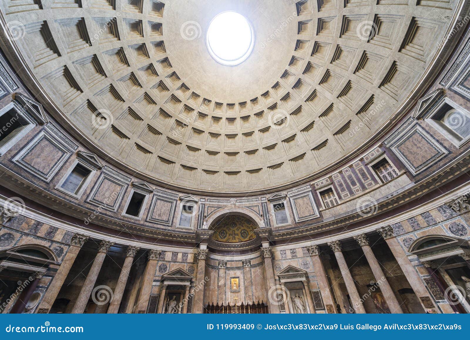 Pantheon Interior Description