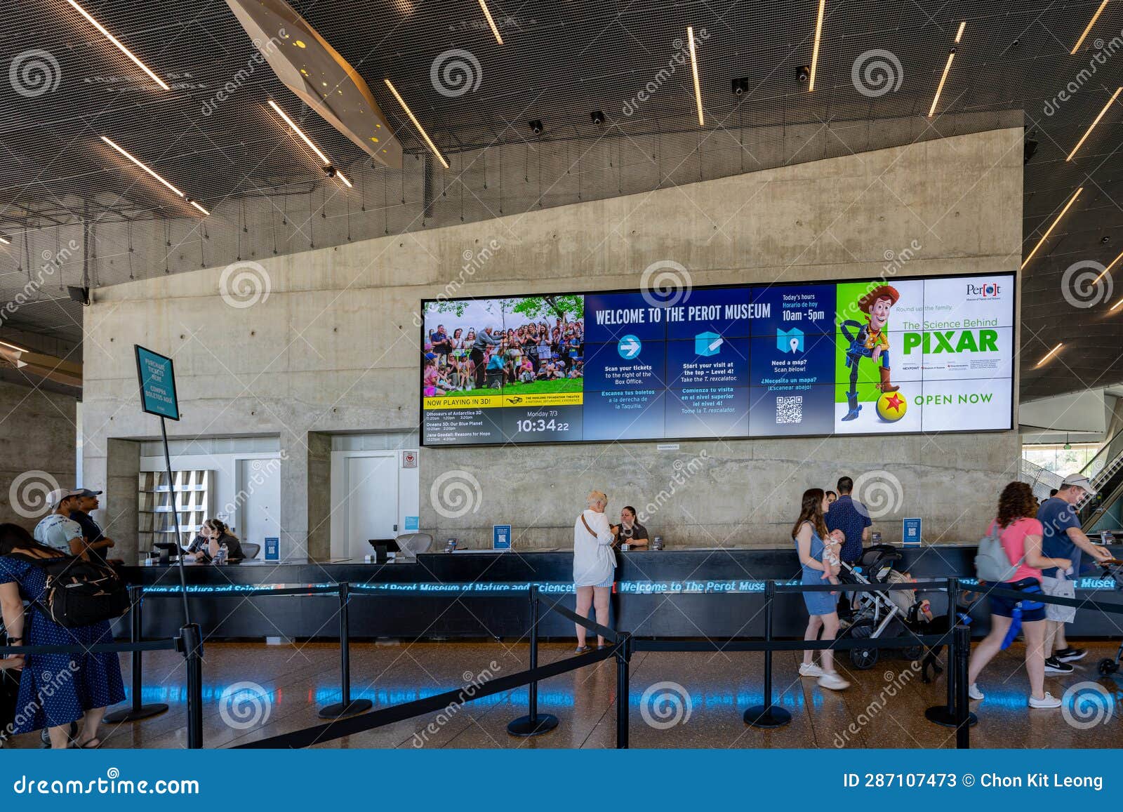 Interior View of the Perot Museum of Nature and Science Editorial Stock ...