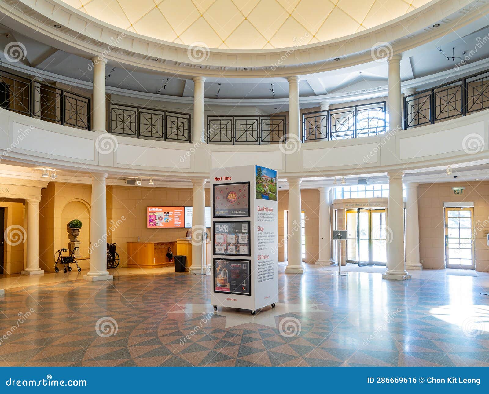 Interior View of the Philbrook Museum of Art Editorial Photo - Image of ...