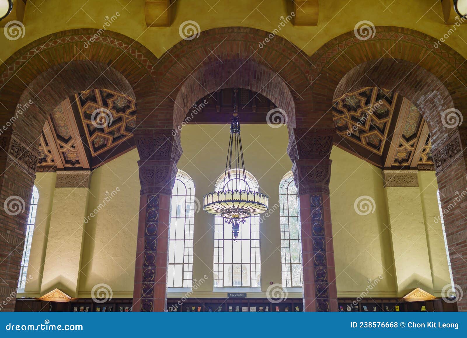 Interior View of the Powell Library of UCLA Editorial Stock Photo ...