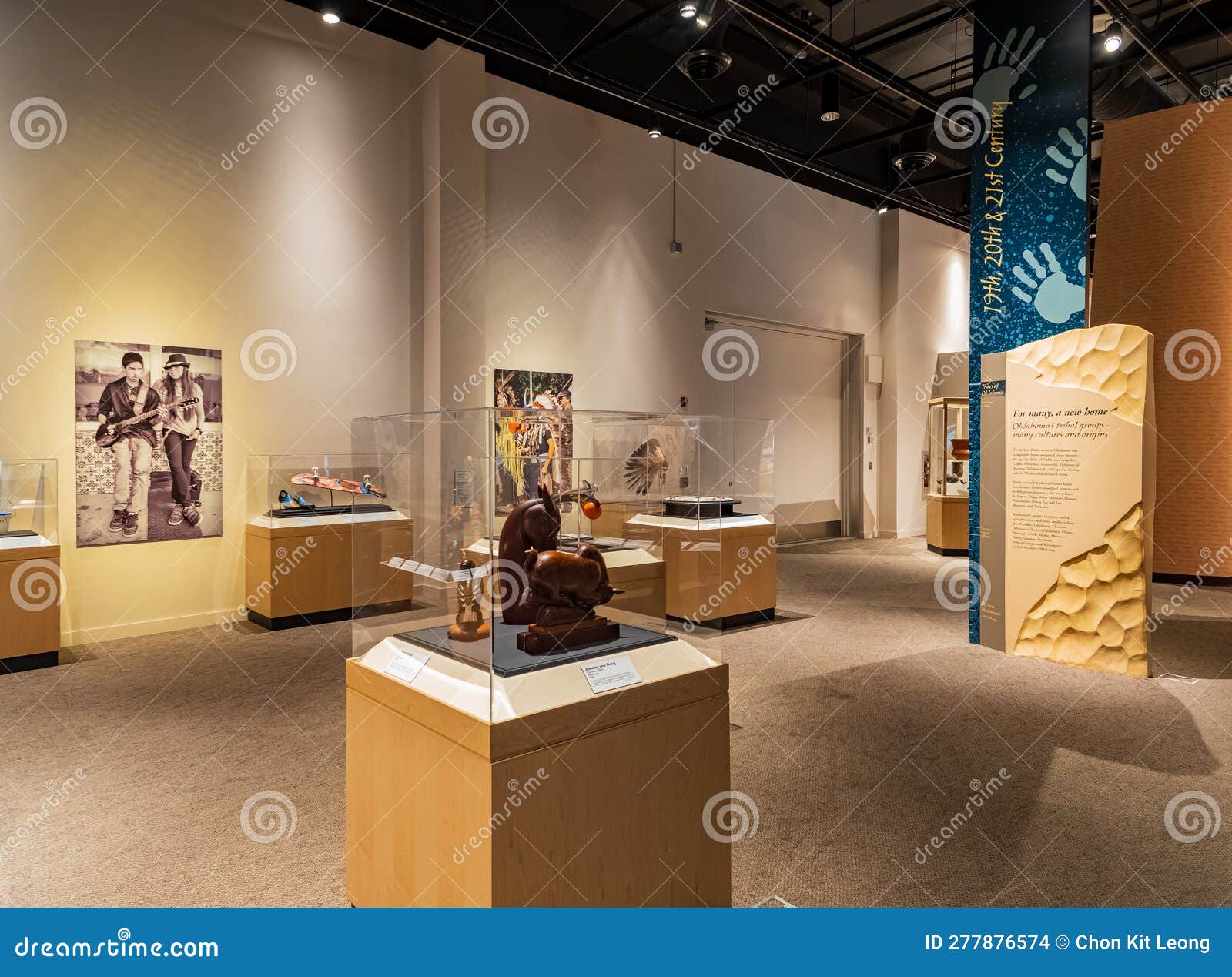 Interior View of the Sam Noble Oklahoma Museum of Natural History ...
