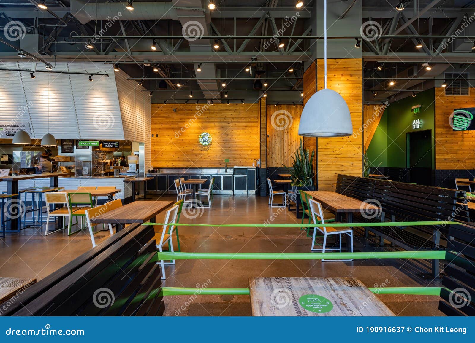Interior View of the Shake Shack Editorial Photography - Image of ...