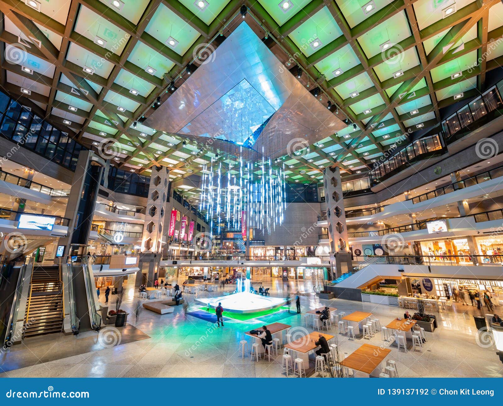 Interior View of a Shopping Mall Editorial Photography - Image of ...