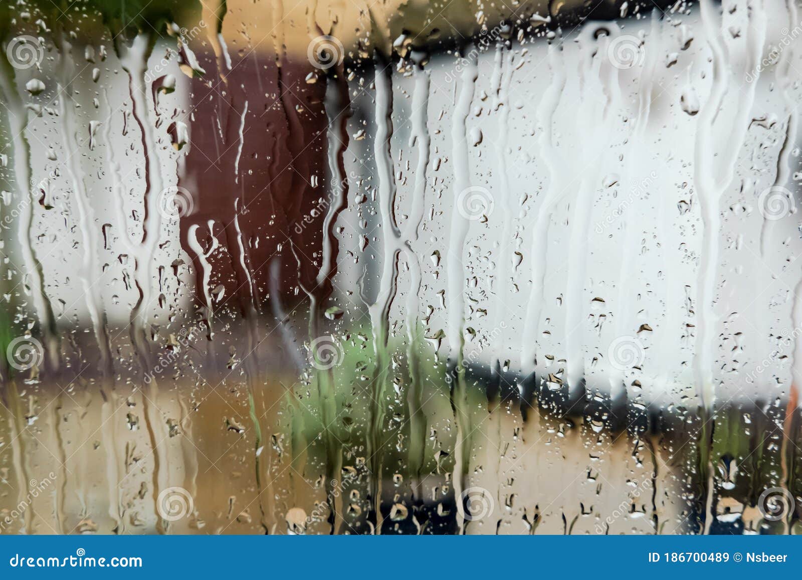 Interior View of a Side Window of a Car, Looking Outside. Stock Image ...