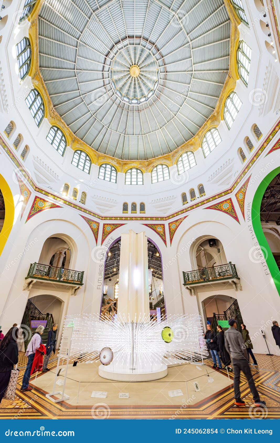 Interior View of the Smithsonian Arts Industries Building Editorial ...