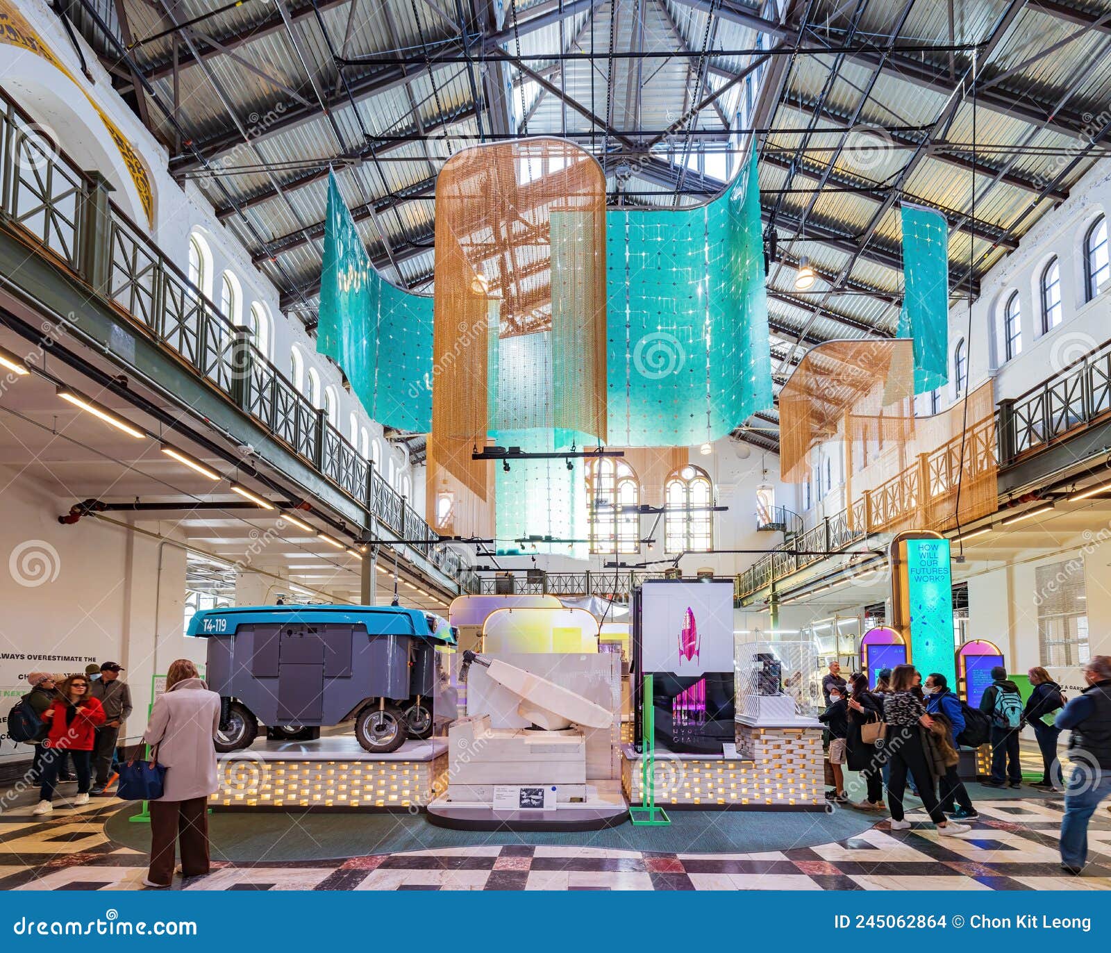 Interior View of the Smithsonian Arts Industries Building Editorial ...