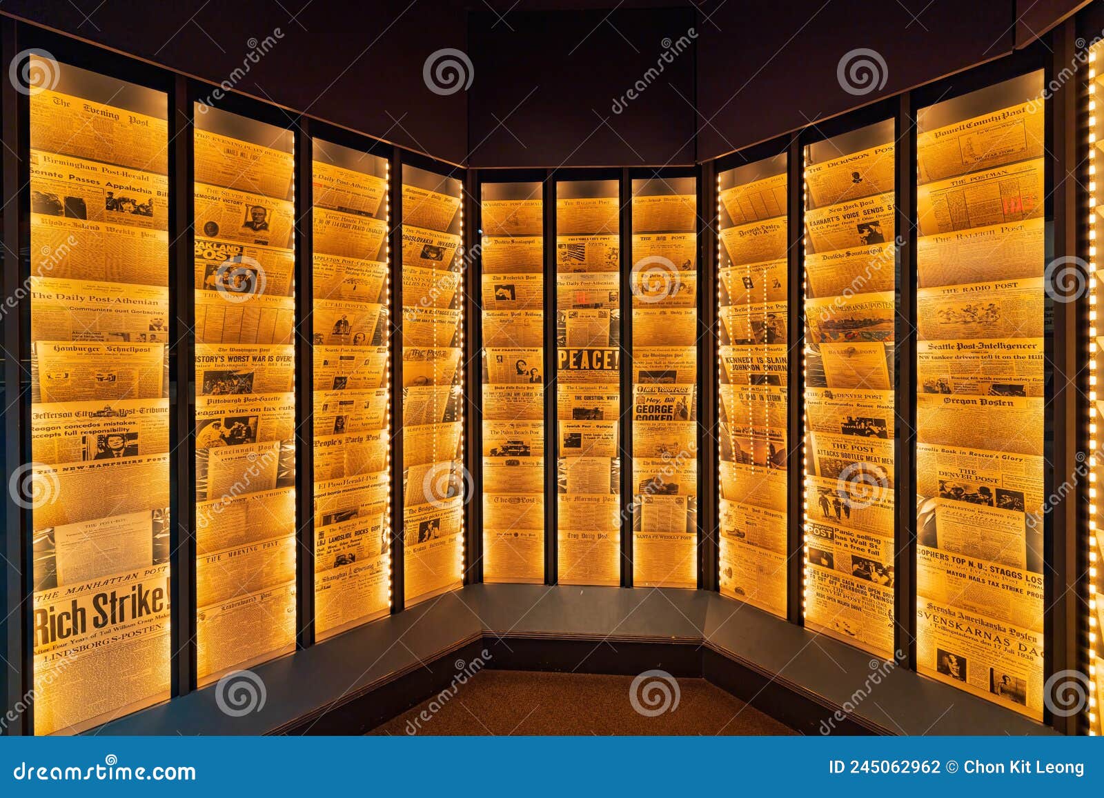 Interior View of the Smithsonian`s National Postal Museum Editorial ...