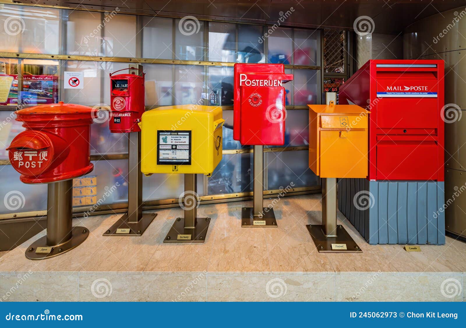 Interior View of the Smithsonian`s National Postal Museum Editorial ...