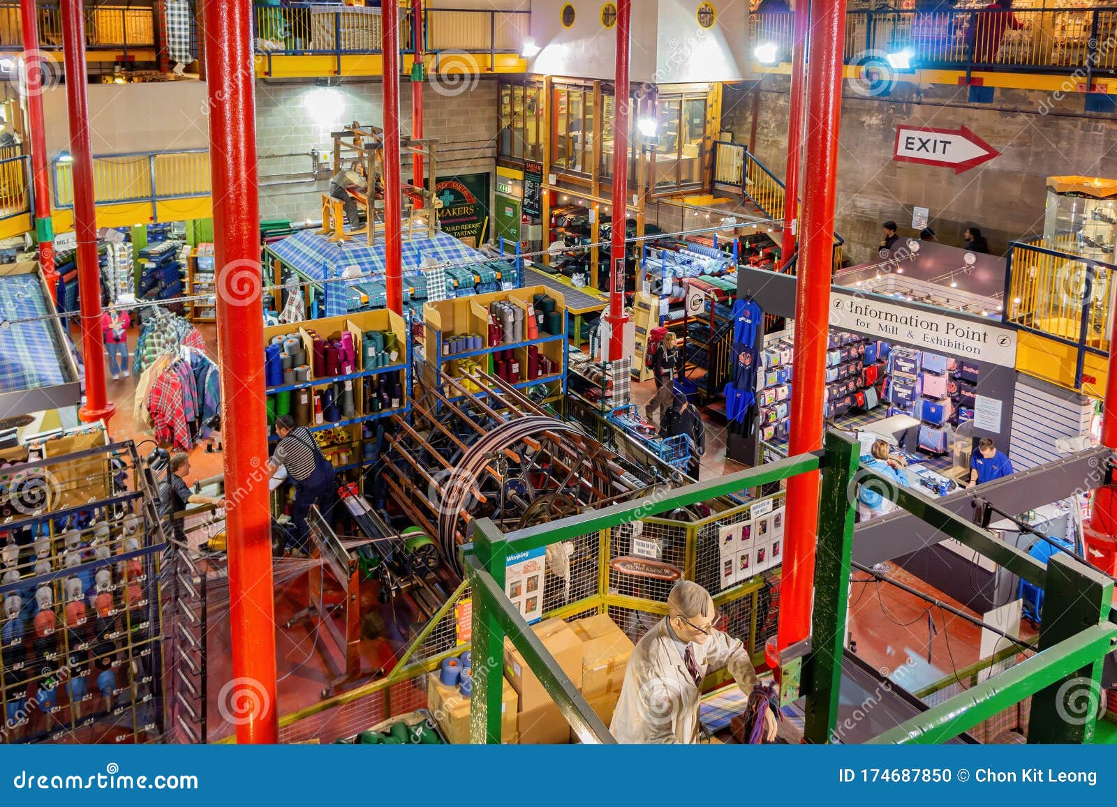 Interior View of the Tartan Weaving Mill and Experience Editorial Image ...