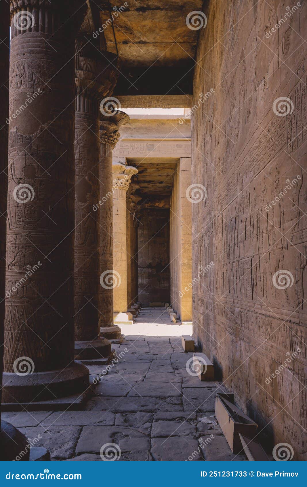Pillars In Egyptian Temple Royalty-Free Stock Photo | CartoonDealer.com ...